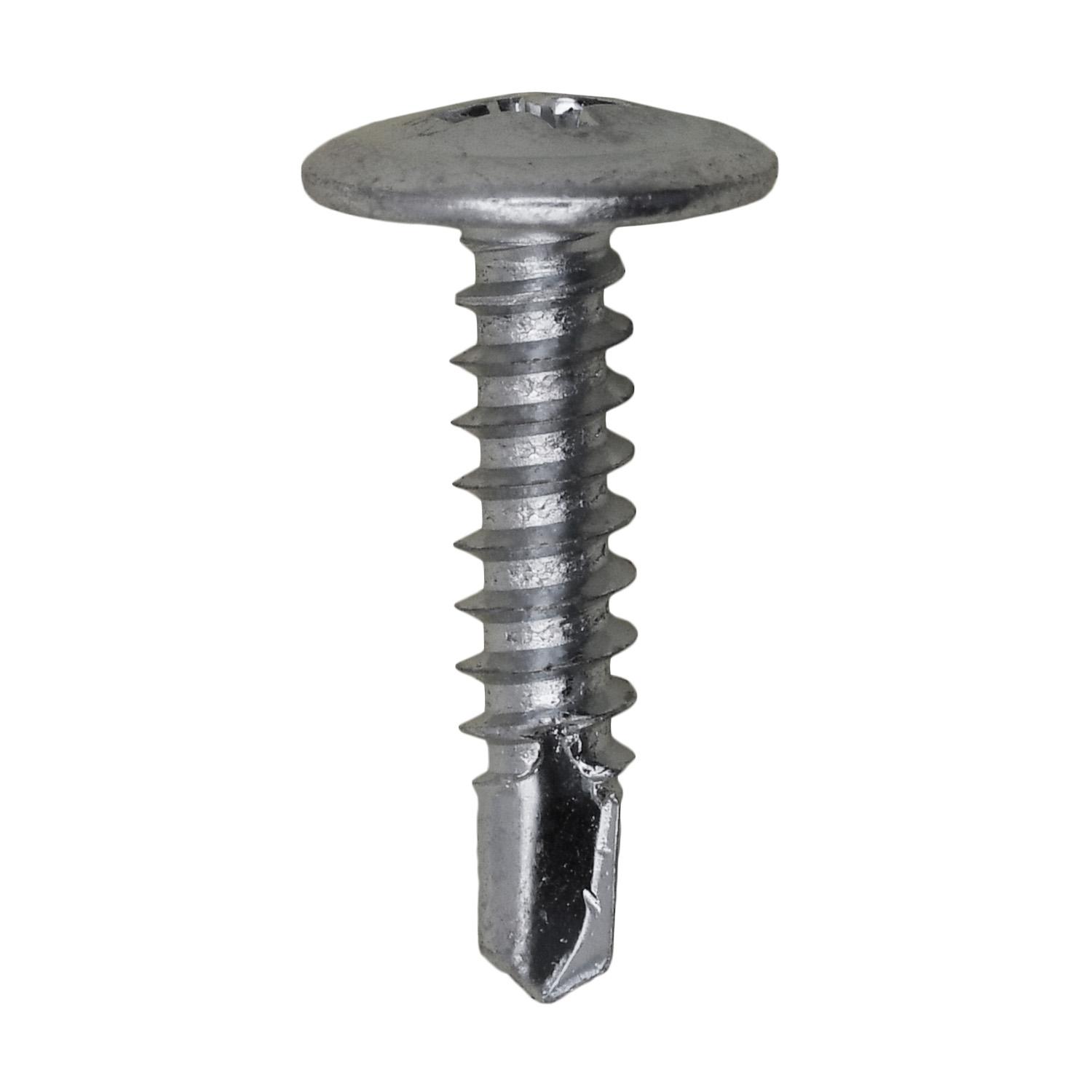#8 x 3/4" Phillips Round Washer Head Self Drilling TEKS Tapping Screw ...
